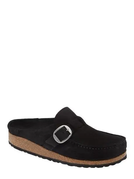 BIRKENSTOCK Buckley Clog - Dark Black Suede