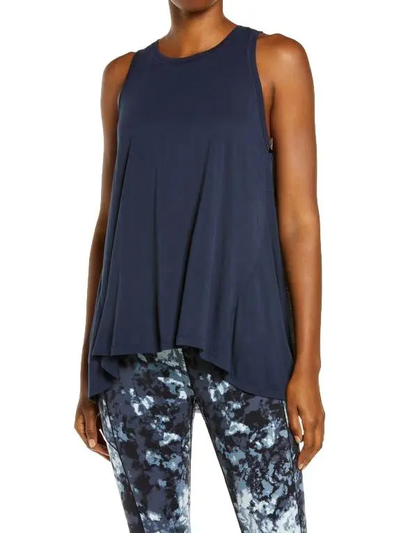 Sweaty Betty Easy Peazy Tank Top - Navy Blue