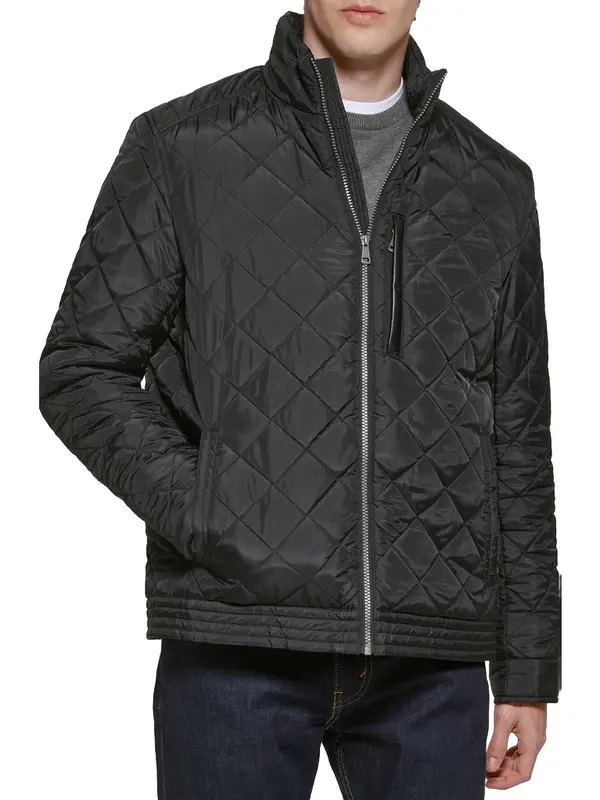 Cole Haan Quilted Jacket - Black