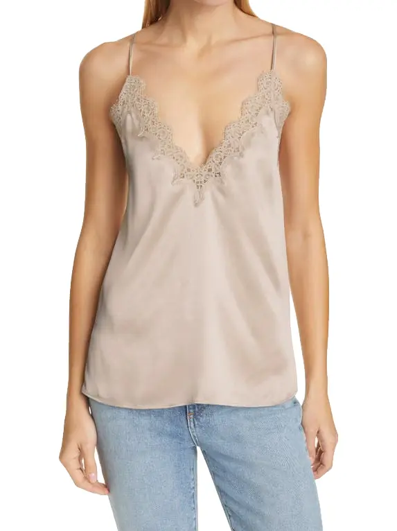 Cami Nyc Everly Silk Camisole - Oat