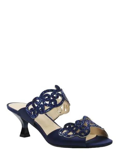 J. Reneé Francie" Evening Sandal - Navy