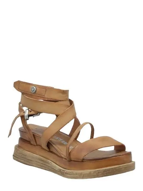 A.S.98 Labo Platform Sandal - Camel