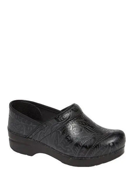 Dansko Professional Clogs - Black Tooled