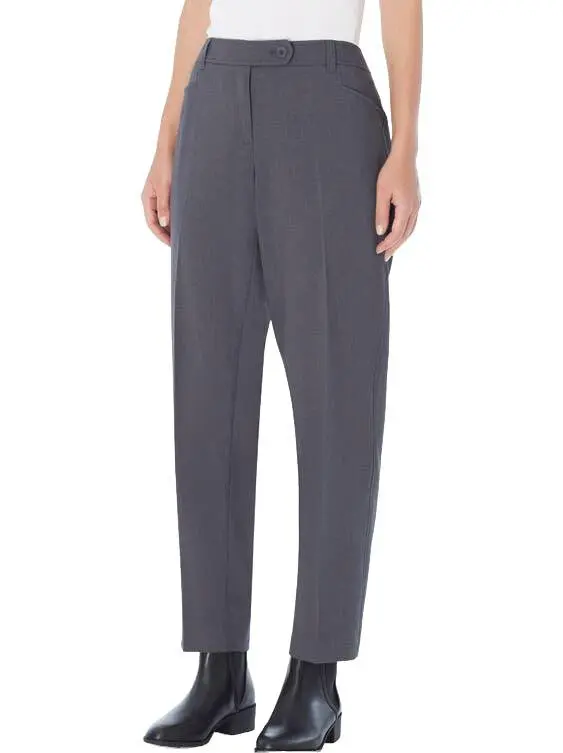Jones New York Straight Leg Pants - Grey Flannel