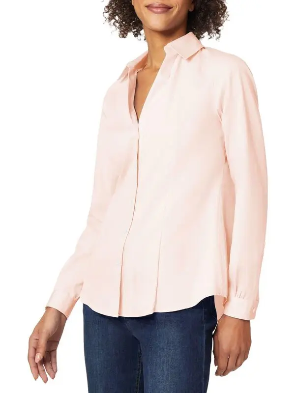 Jones New York Cotton Shirt - Rose