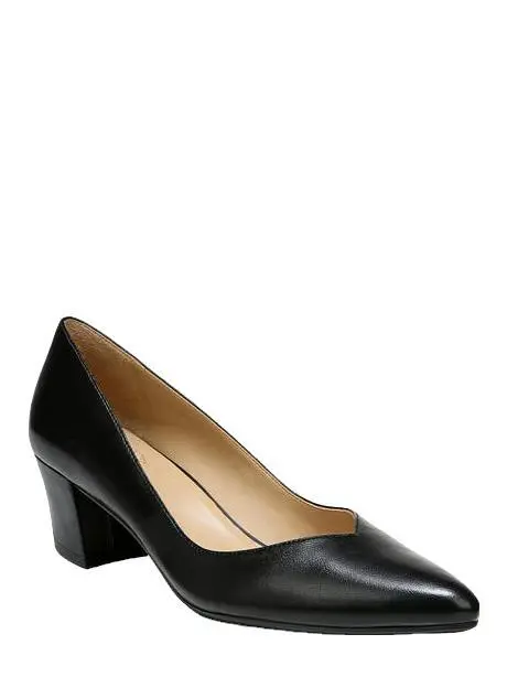 Naturalizer Mali Pointed Toe Pump - Black Leather