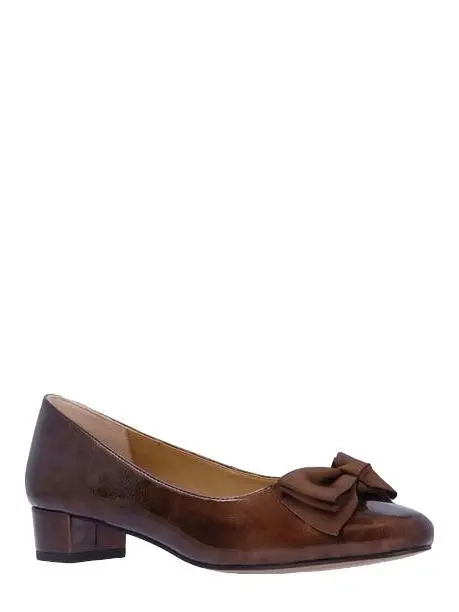 J. Reneé Cameo Bow Pumps - Bronze