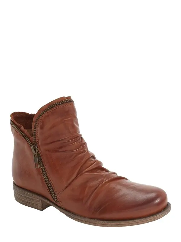Miz Mooz Luna Ankle Boots - Brandy