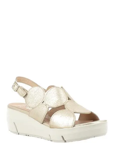 WONDERS Platform Sandal - Platino