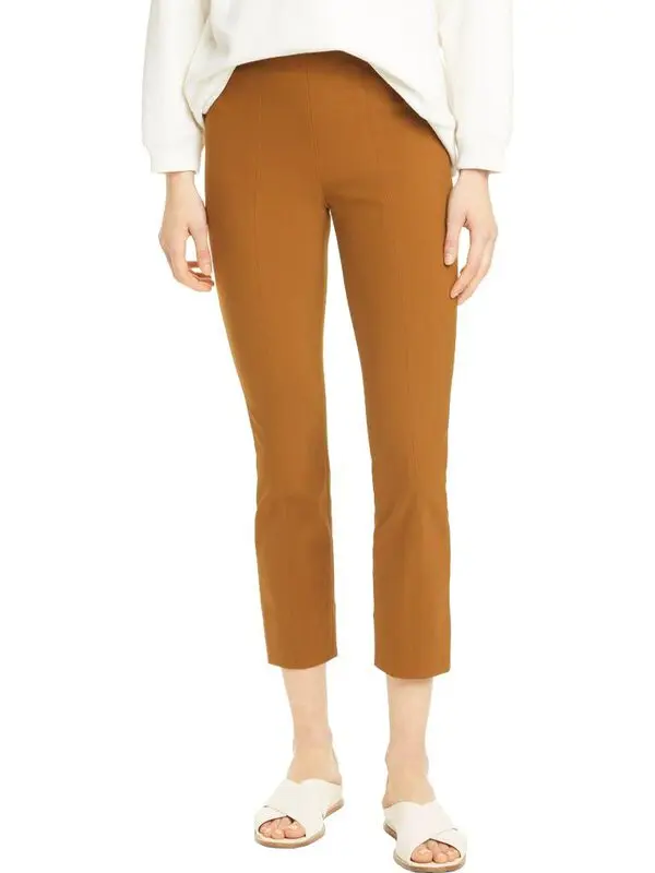 Vince Stitch Front Seam Leggings - Dark Bronze