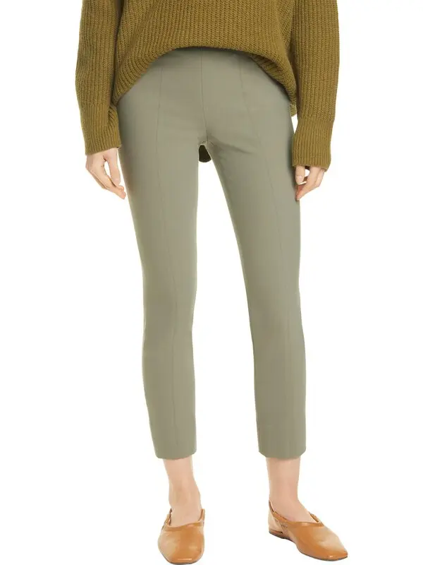 Vince Stitch Front Seam Leggings - Sage Wood