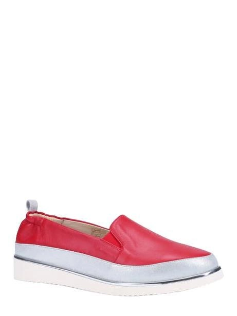 Ron White Nelleca Metallic Trim Slip-on Sneakers - Lipstick/s