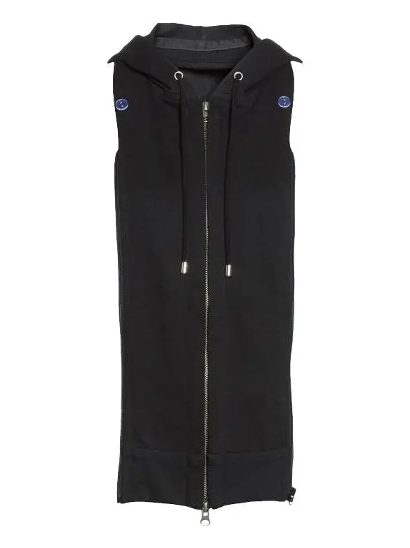Veronica Beard French Terry Hoodie Dickey - Black