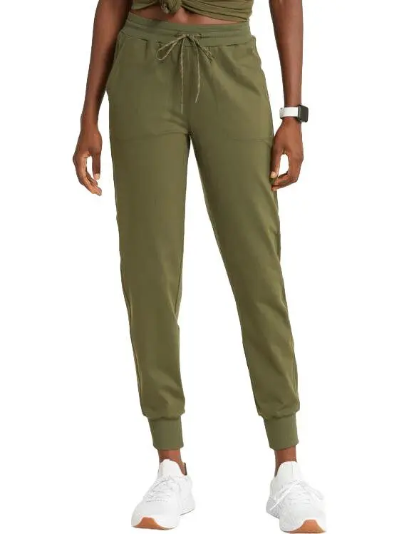 Zella Live In Pocket Joggers - Olive Night