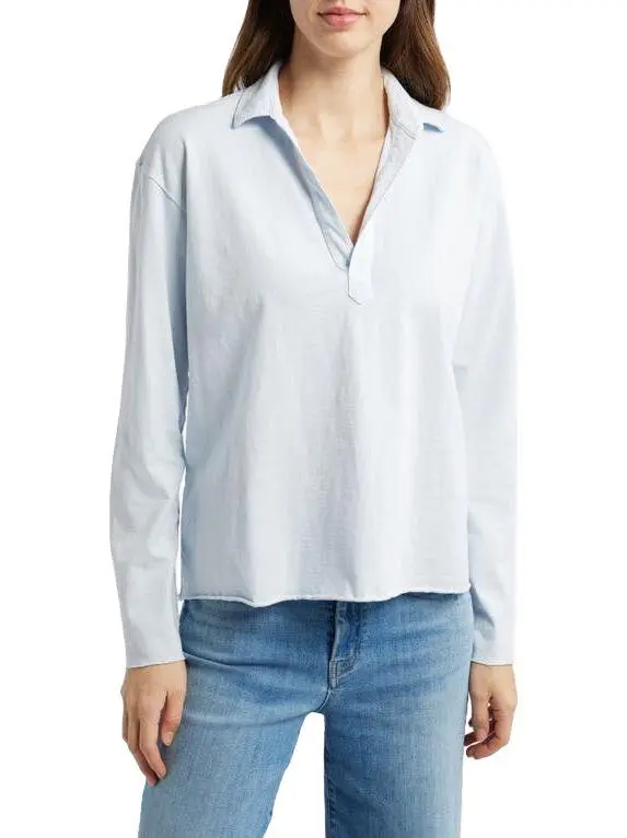 Frank & Eileen Patrick Popover Henley - Ice