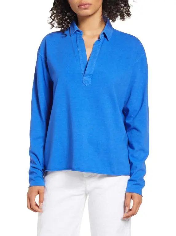 Frank & Eileen Patrick Popover Henley - Lapis Blue