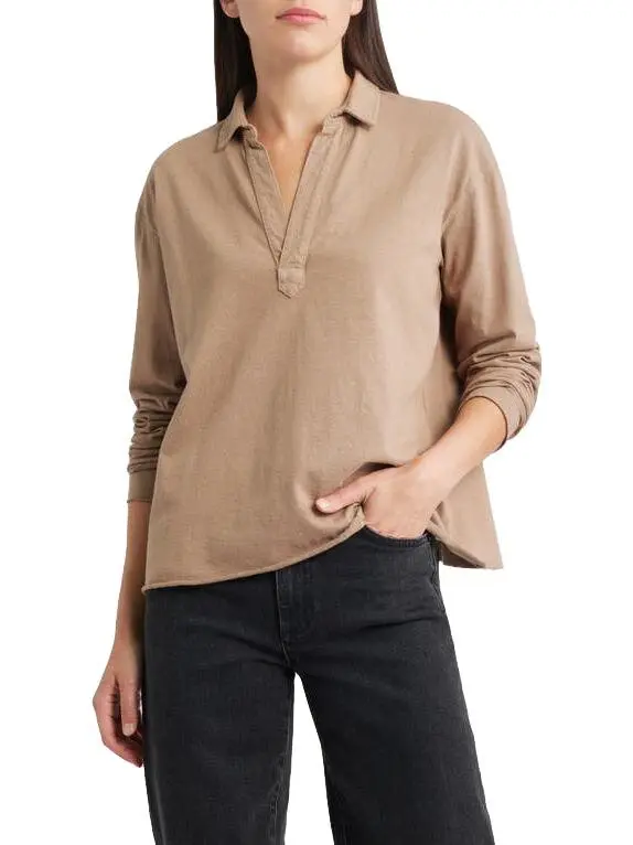 Frank & Eileen Patrick Popover Henley - Toasted