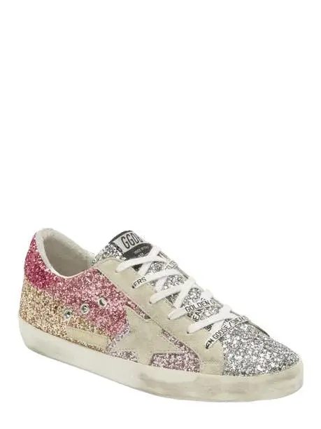 GOLDEN GOOSE Super-star Low-top Sneaker - Yellow/pink/lavander