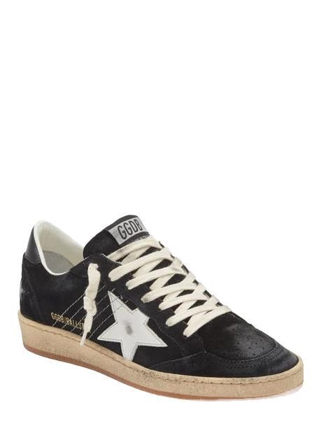 GOLDEN GOOSE Ball Star Low Top Sneaker - Black/ White