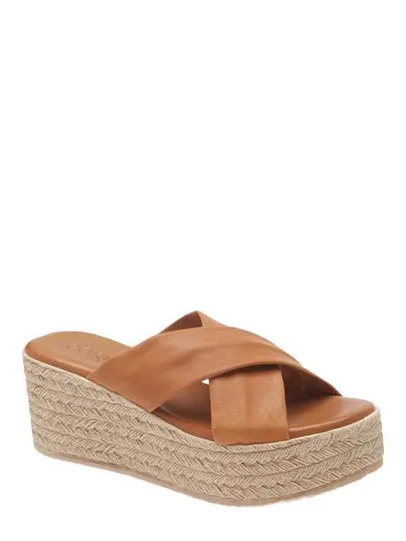 Cordani Bella Espadrille Wedge Sandal - Cuero Leather