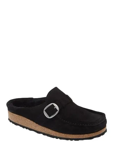 BIRKENSTOCK Buckley Genuine Shearling Mule - Black Shearling