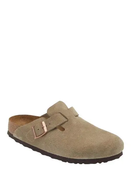 BIRKENSTOCK Boston Soft Footbed Clog - Taupe