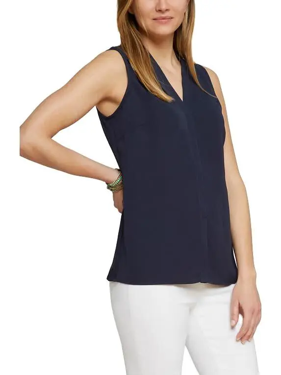 NIC+ZOE Day To Night Top - Dark Indigo