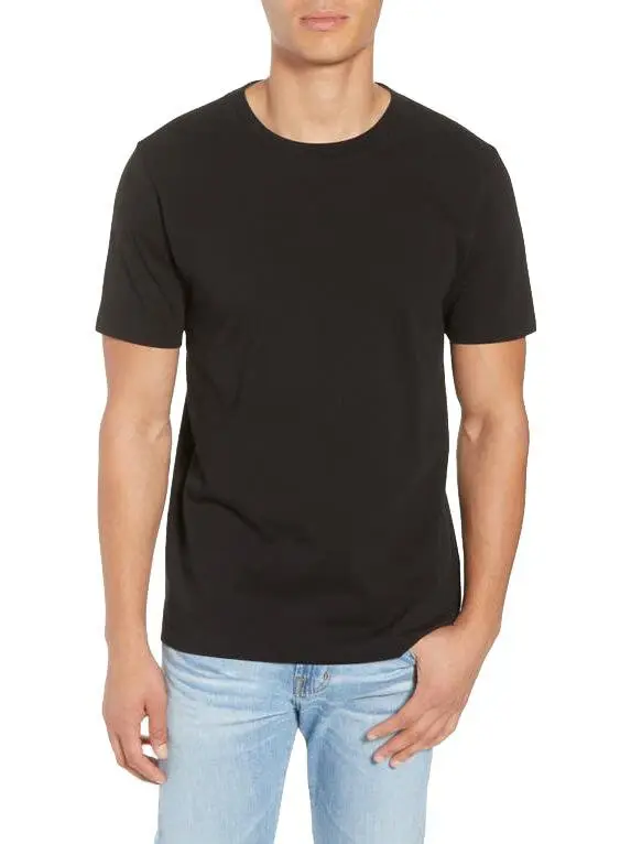 FRAME Heavyweight Classic Fit Cotton T-shirt - Noir
