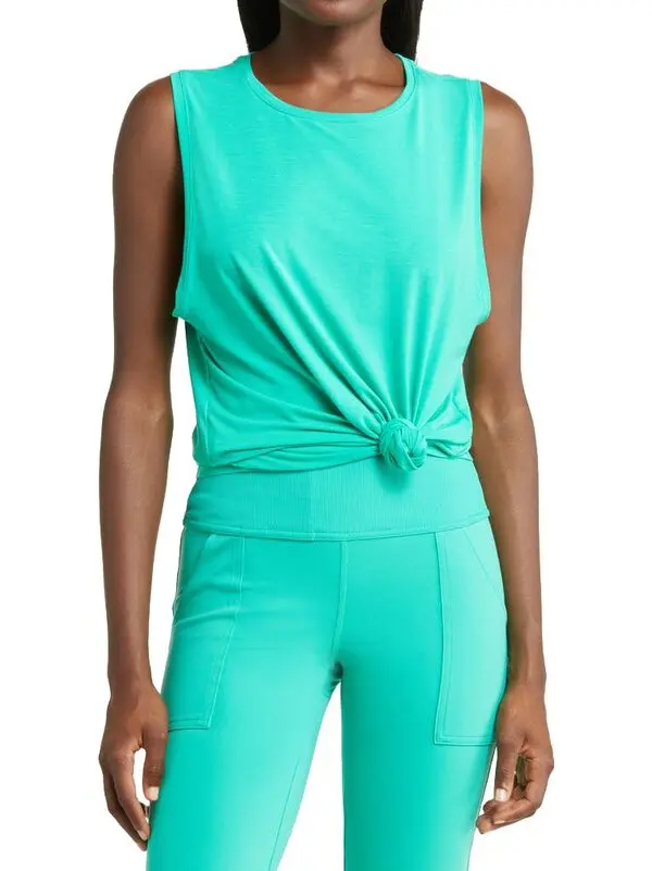 Zella Work For It Easy Tank - Green Vivid