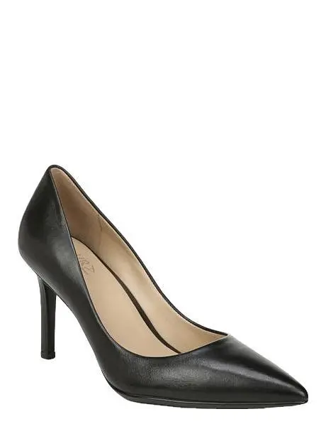 Naturalizer Anna Pointed-toe Pump - Black Leather