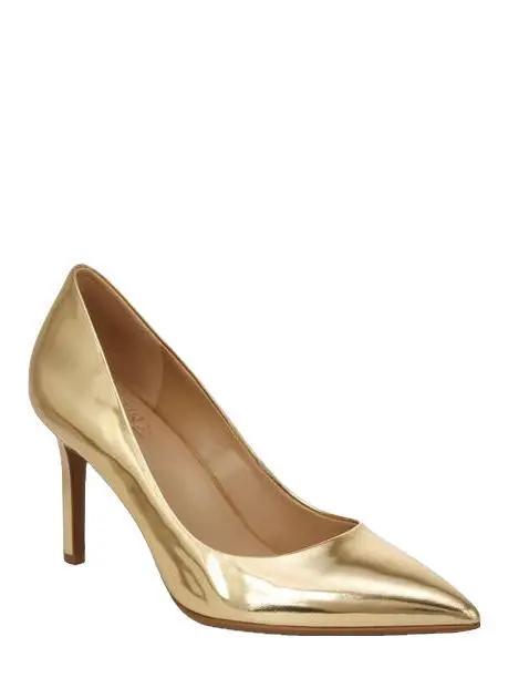 Naturalizer Anna Pointed-toe Pump - Warm Gold Leather