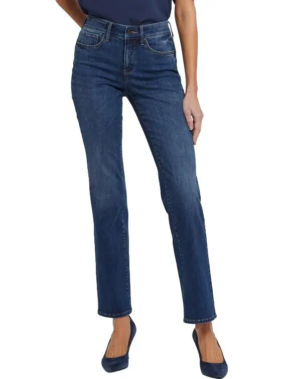 NYDJ Marilyn High Waist Straight Leg Jeans - Rio Rapids