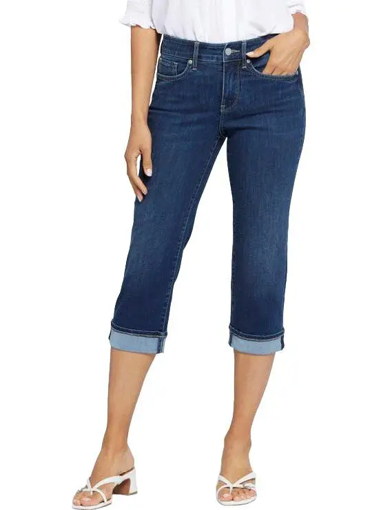 NYDJ Marilyn Cool Embrace Straight Crop Jeans - Cambridge