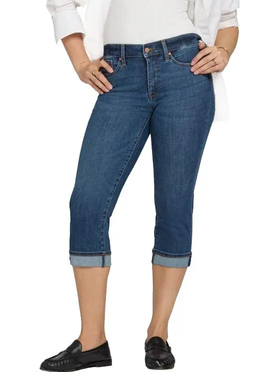 NYDJ Marilyn Cool Embrace Straight Crop Jeans - Sunset Villa