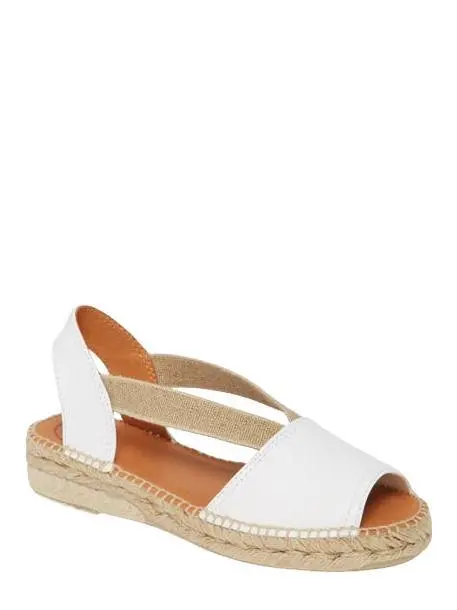 TONI PONS Etna Espadrille Sandal - White Leather