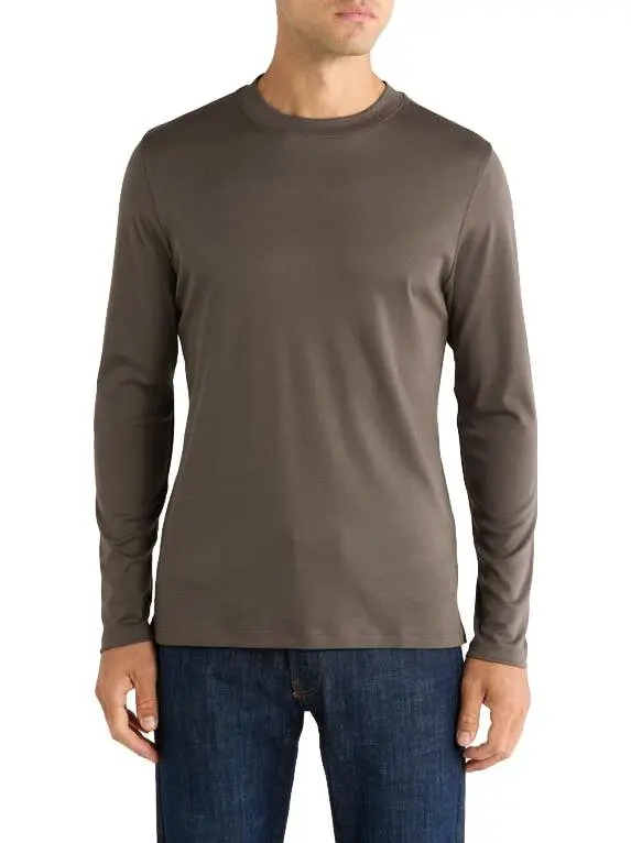 Robert Barakett Georgia Long Sleeve T-shirt - Beluga