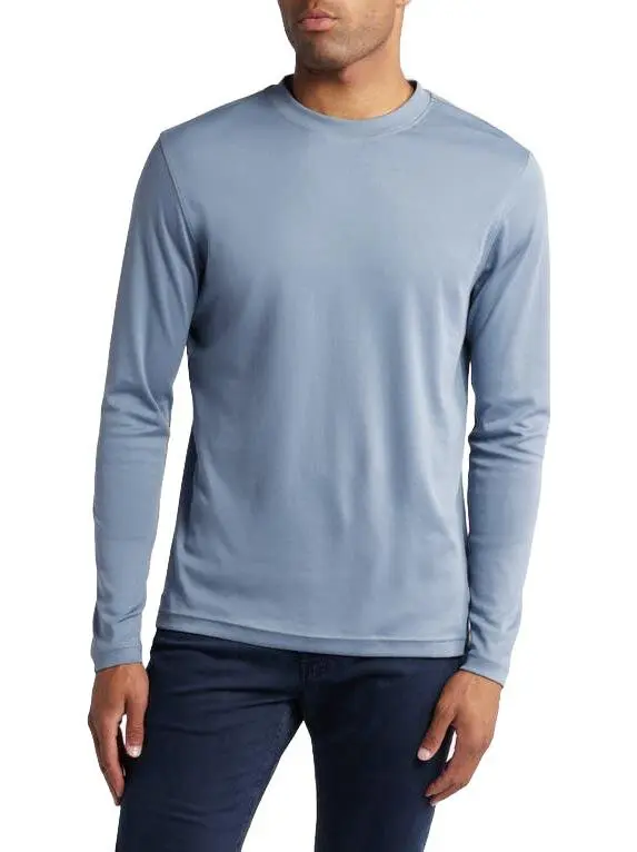 Robert Barakett Georgia Long Sleeve T-shirt - Metallic