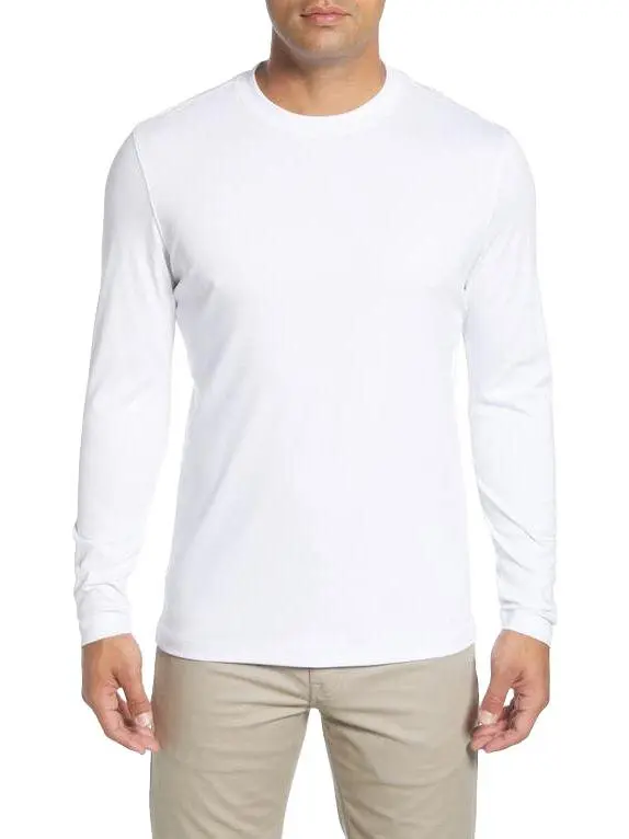 Robert Barakett Georgia Long Sleeve T-shirt - White