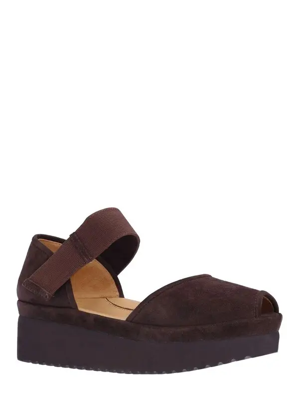 L'AMOUR DES PIEDS Amadour Platform Sandal - Chocolate