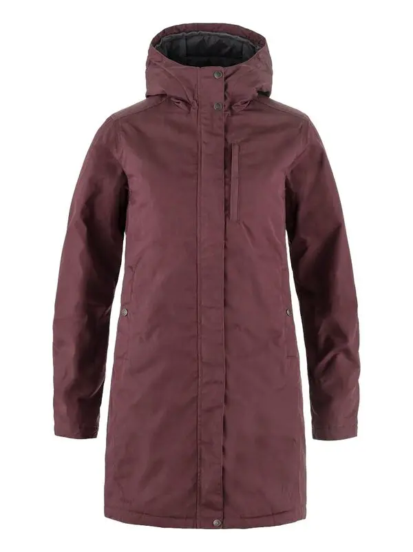 Fjallraven Kiruna Water Resistant Parka - Port