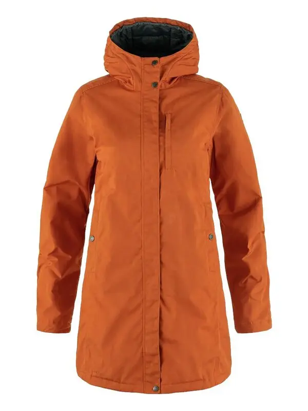 Fjallraven Kiruna Water Resistant Parka - Terracotta Brown