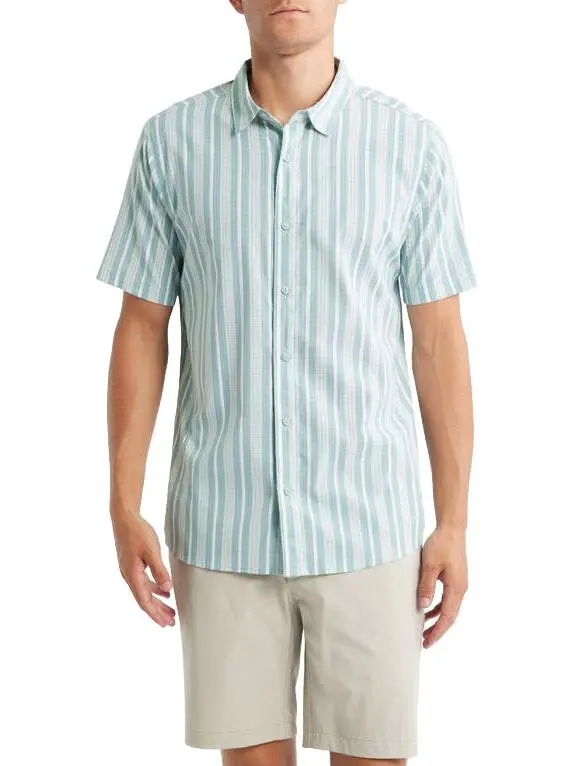 ROARK Bless Up Short Sleeve Button-up Shirt - Srd