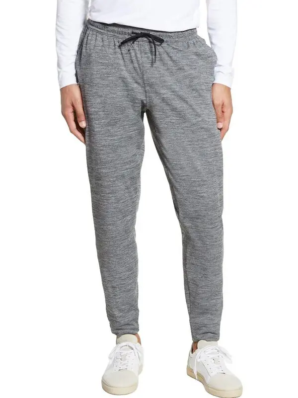 Zella Pyrite Slim Fit Pocket Joggers - Grey Wolf Melange