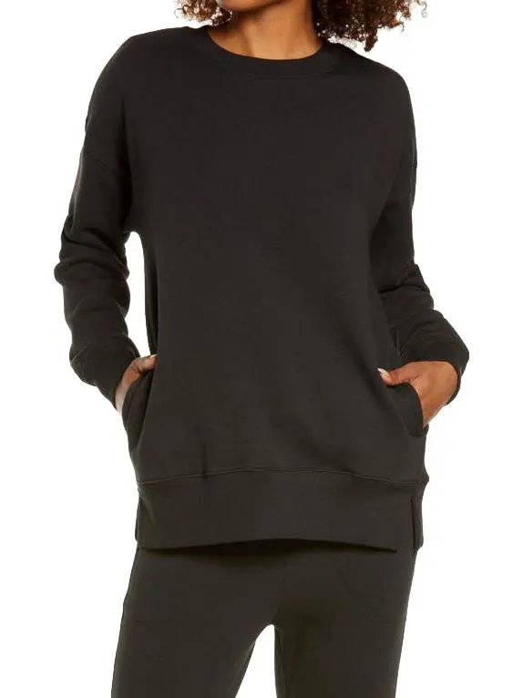Zella Crewneck Sweatshirt - Black