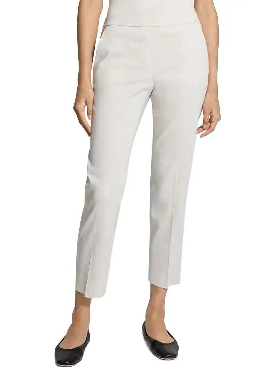 Theory Treeca Pull-on Pants - White Clay - Qa4