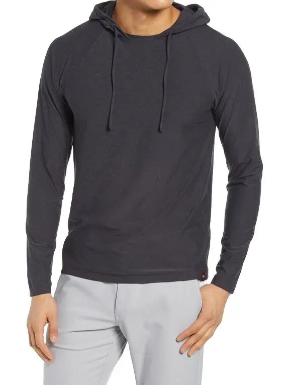 RHONE Reign Midweight Hoodie - Black Heather