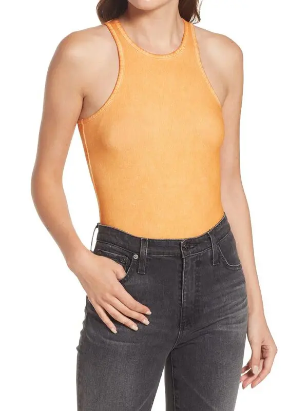 ALLSAINTS Jamie Tank Bodysuit - Moroccan Flame