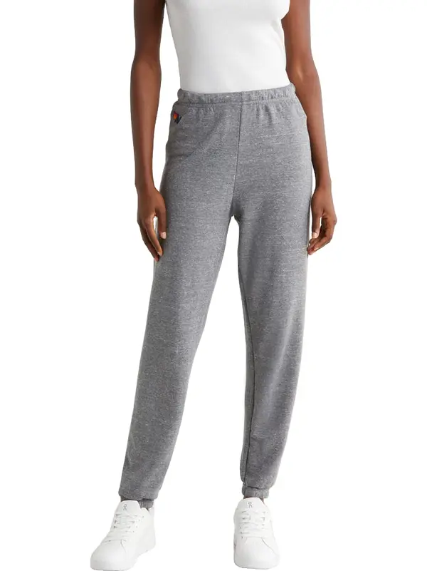 Aviator Nation Bolt Sweatpants - Heather Grey