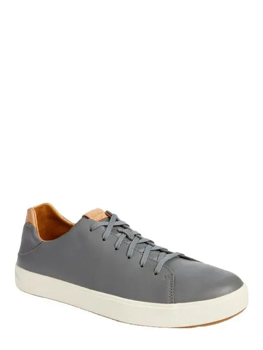 Olukai Lae'ahi Li 'ili Low Top Sneaker - Stone/stone