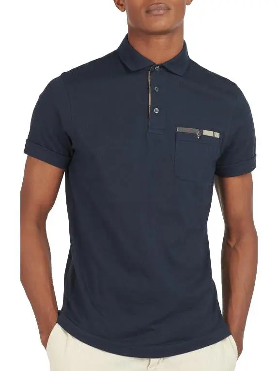 Barbour Corpatch Polo Shirt - Navy